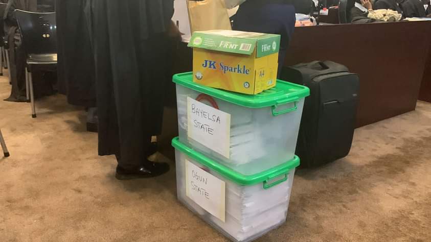 PDP Shocks INEC, APC, Storms Court With Election Ballot Boxes As ...