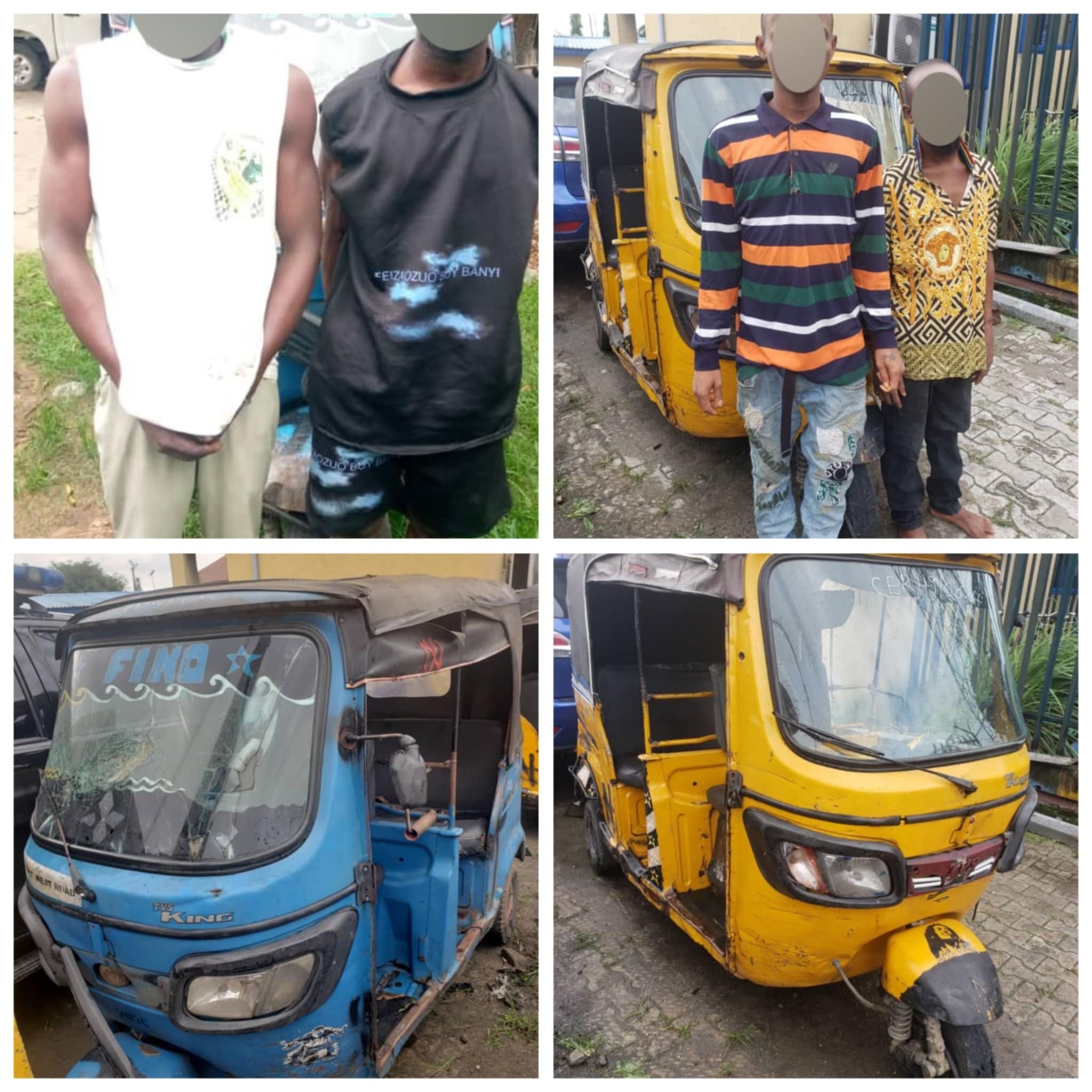 Police In Rivers Bust Keke Robbers Network, Arrest 14 Suspects ...