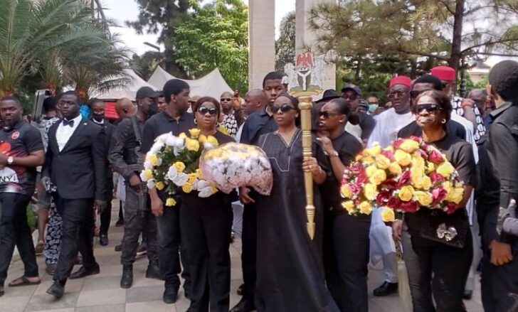 Photos: Late Senator Ifeanyi Ubah Buried Amidst Heavy Security, Tears ...